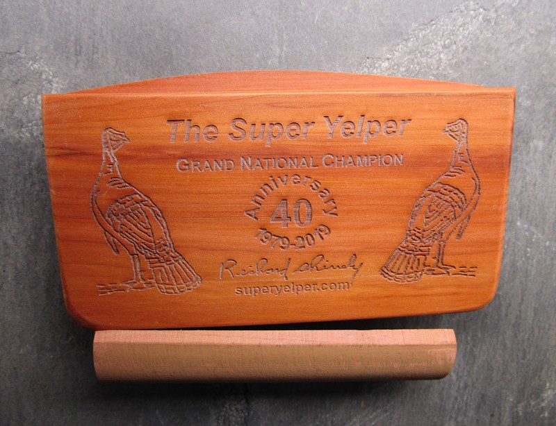 Super Yelper Cedar Scratch Box - Midwest Turkey Call Supply